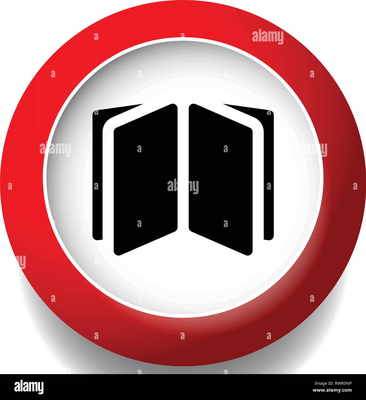 Book symbol icon for knowledge, education and such concepts Stock ...