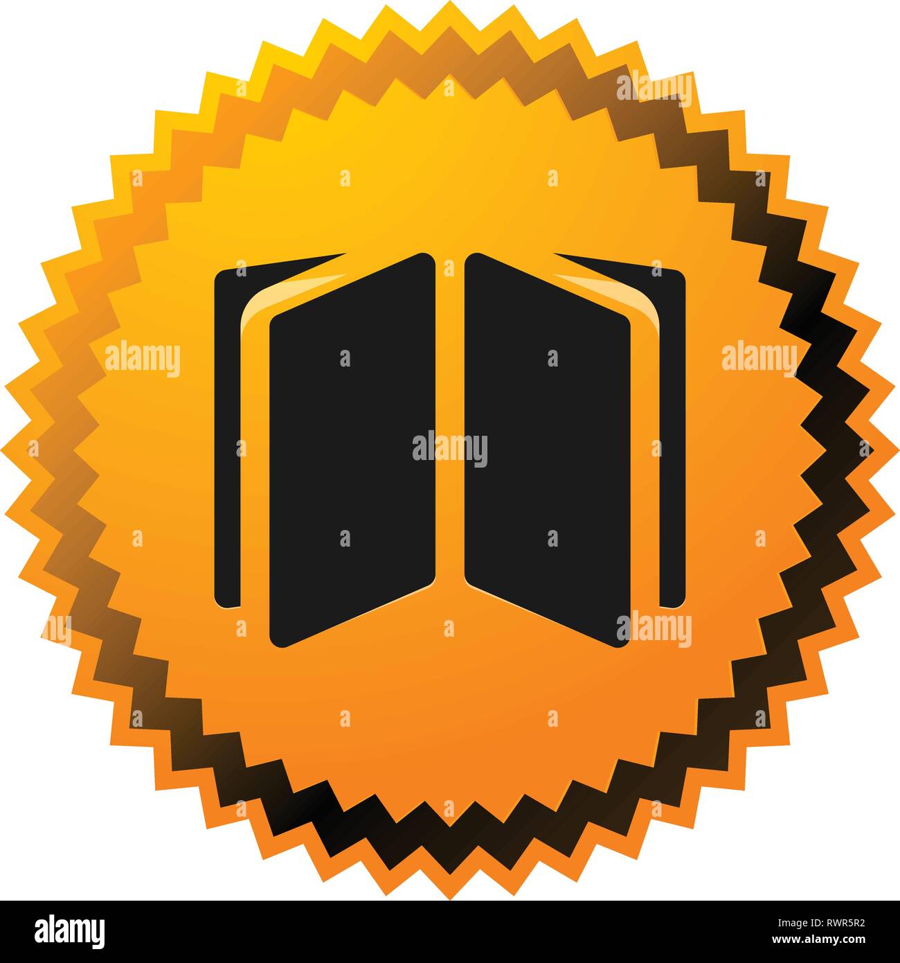 Book symbol icon for knowledge, education and such concepts Stock ...