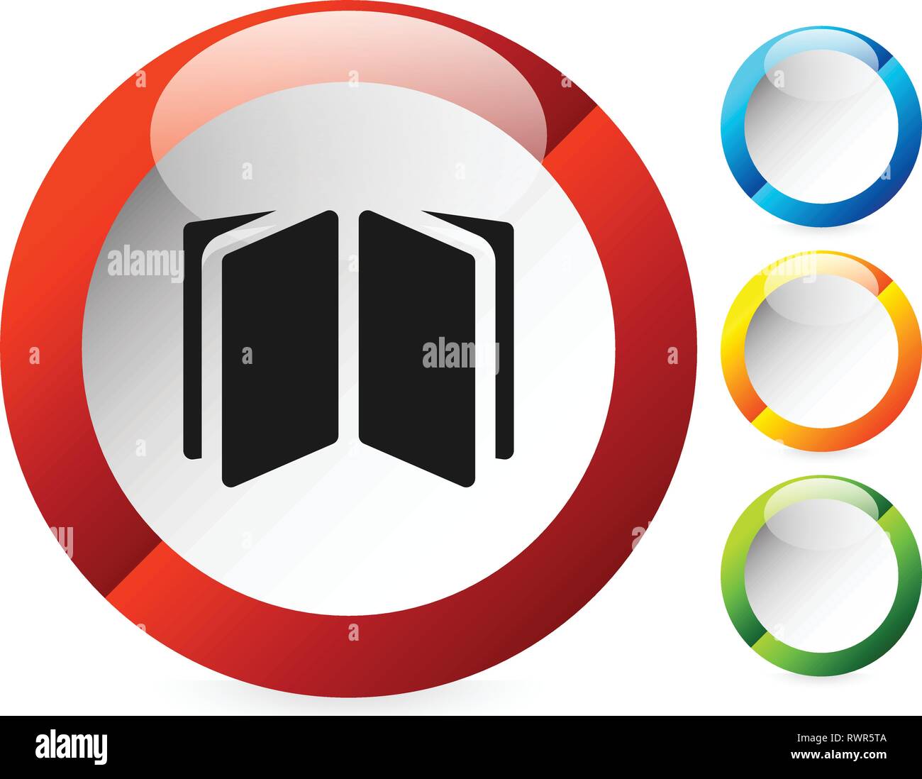 Book symbol icon for knowledge, education and such concepts Stock ...