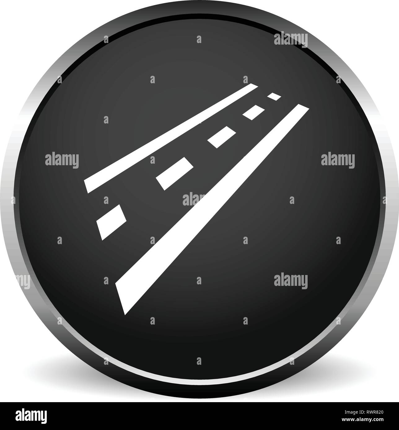 2 lane Stock Vector Images - Alamy