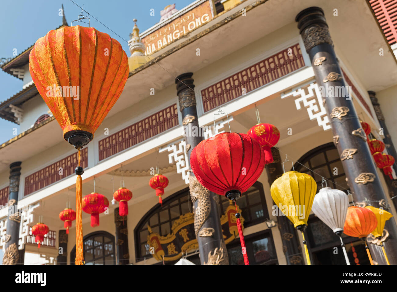 Chua Bang Long Temple Vientiane Laos Stock Photo - Alamy