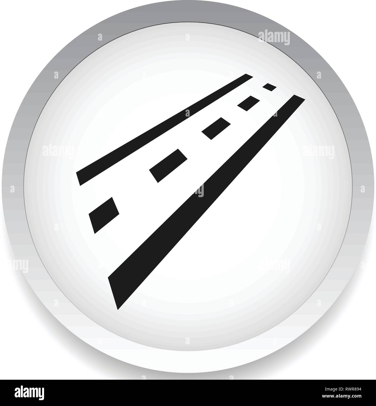 Two track lane Stock Vector Images - Alamy