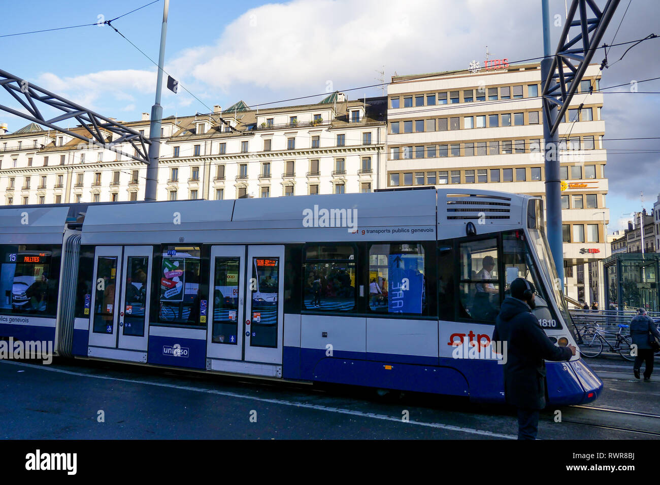 Cornavin Railway station area, Geneva, Swiss Stock Photo - Alamy