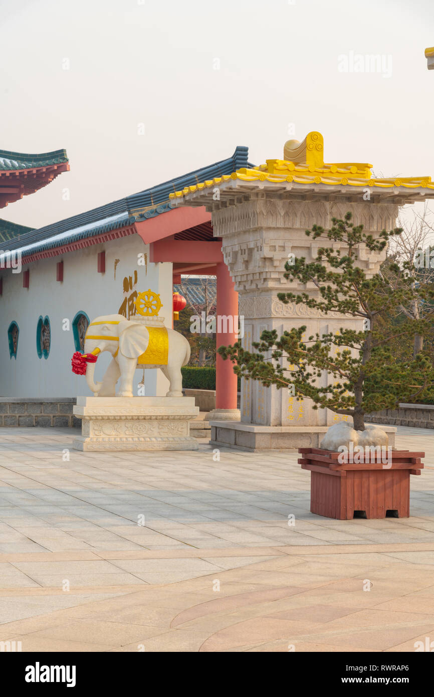 Longkou,Yantai,Shandong,China - Decenber 19 2018 : the complex of ...