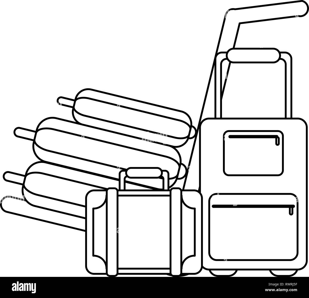 Person travel card in Stock Vector Images - Alamy