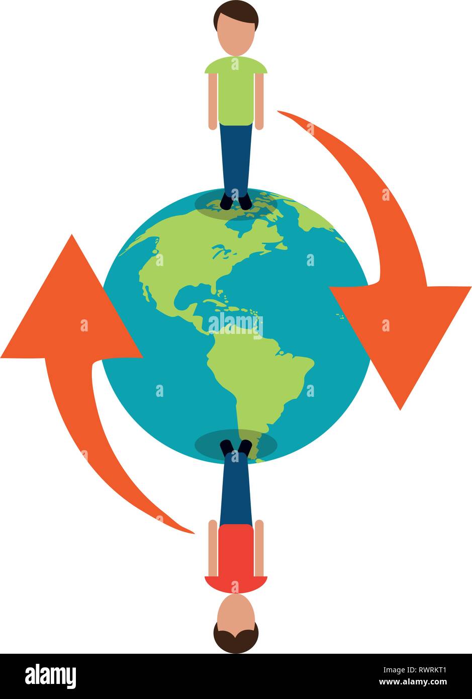 people around world symbol Stock Vector Image & Art - Alamy