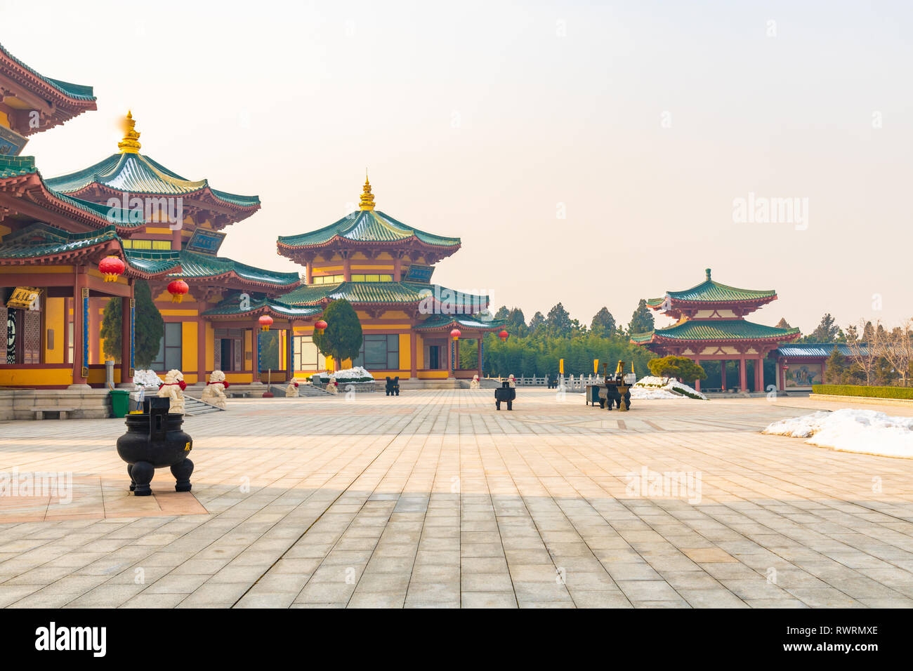 Longkou,Yantai,Shandong,China - Decenber 19 2018 : the complex of ...