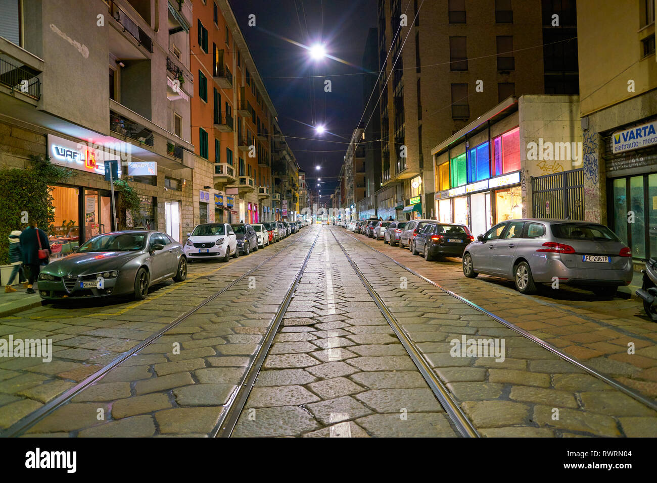 MILAN, ITALY - CIRCA NOVEMBER, 2017: Milan urban landscape. Milan is a ...