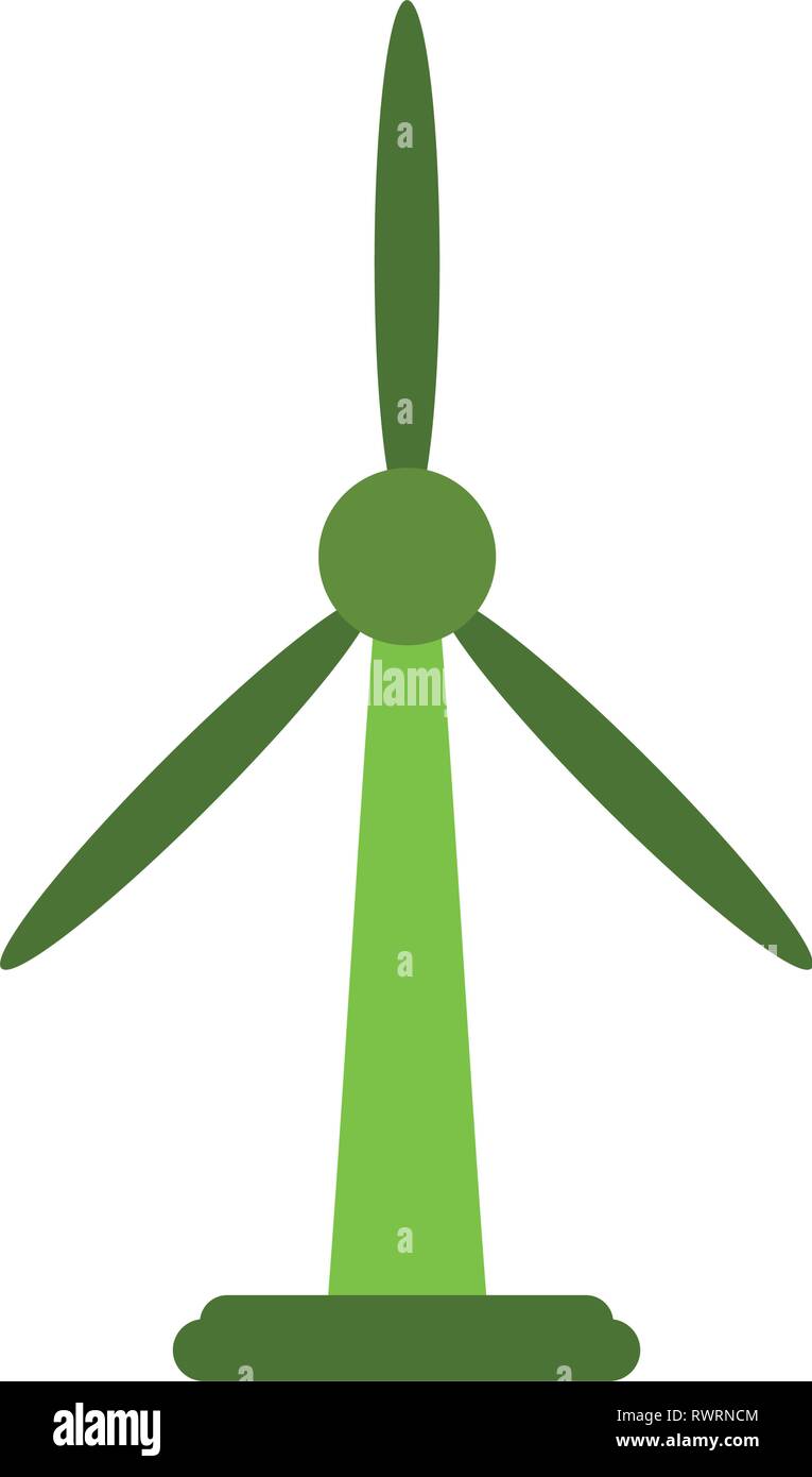 Efficient wind energy Stock Vector Images - Alamy