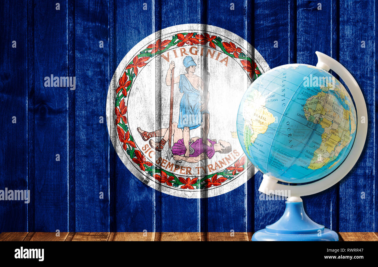 Virginia State Map High Resolution Stock Photography and Images - Alamy