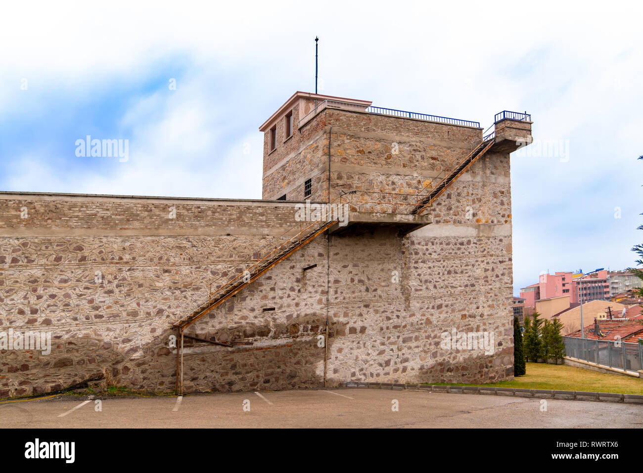 Prison guard tower hi-res stock photography and images - Alamy