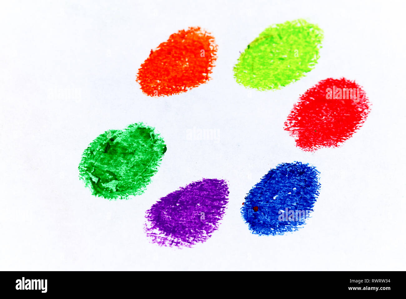 Bright hand draw red Cut Out Stock Images & Pictures - Alamy