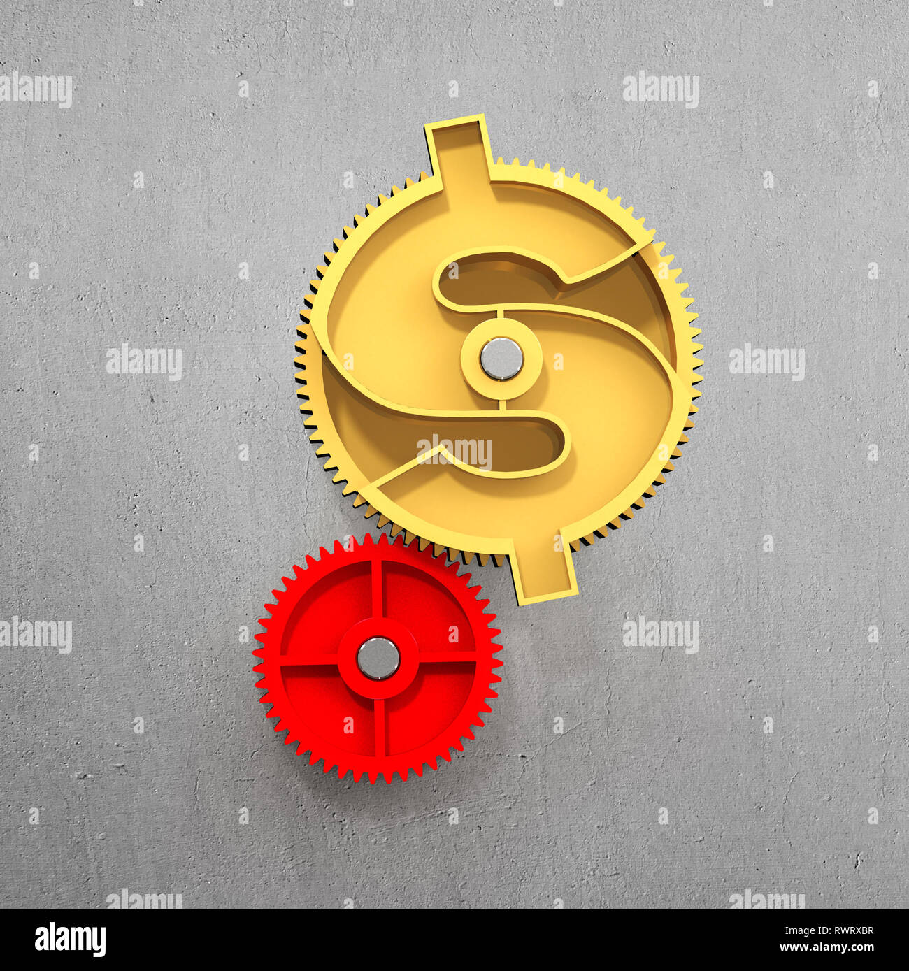 Golden gear hi-res stock photography and images - Alamy