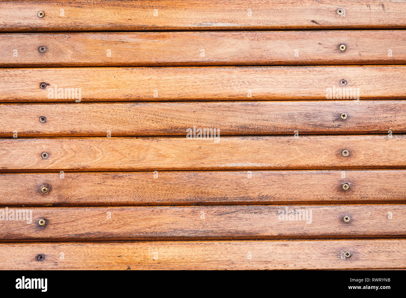 Textures and patterns concept. Detailed close up of wooden boards ...