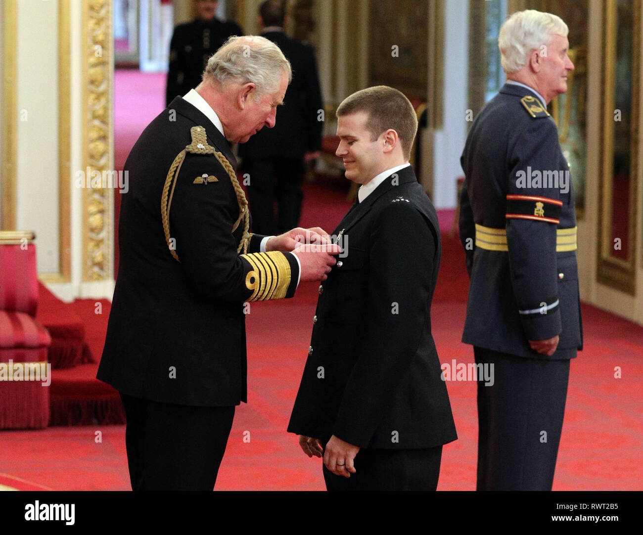 Constable Samuel Balfour is decorated with the Queen's Police Medal by ...