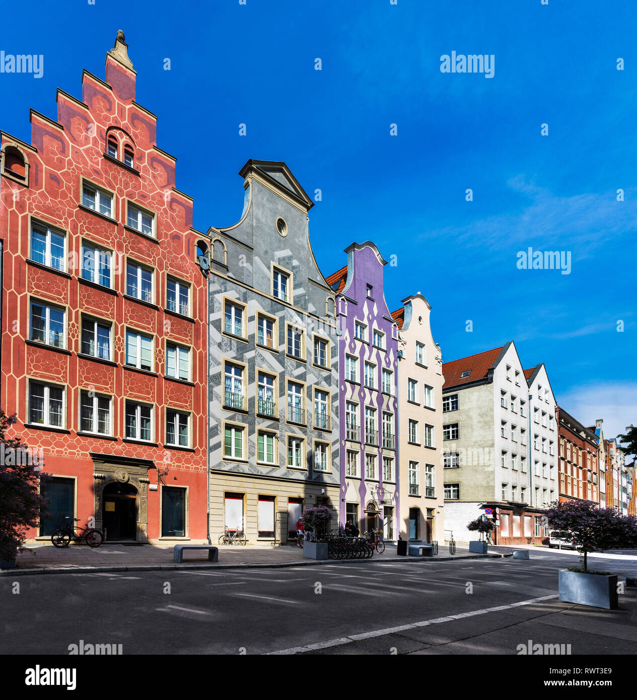 Traditional buildings in Gdansk, Poland, Europe Stock Photo - Alamy