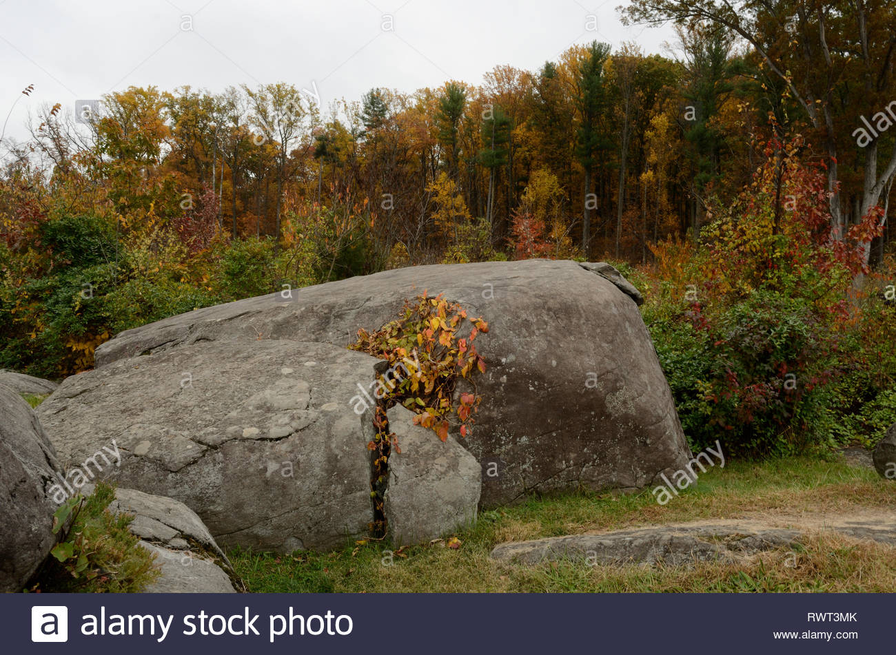 Fall At Gettysburg Civil War Battlefield High Resolution Stock ...