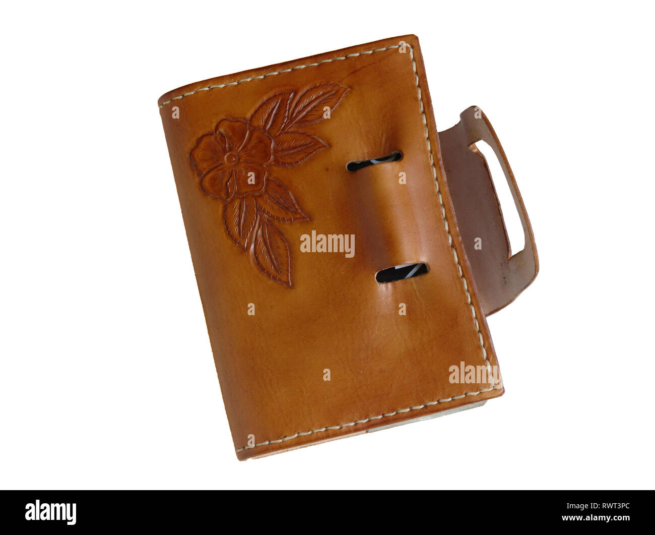 Diary on white background Stock Photo - Alamy