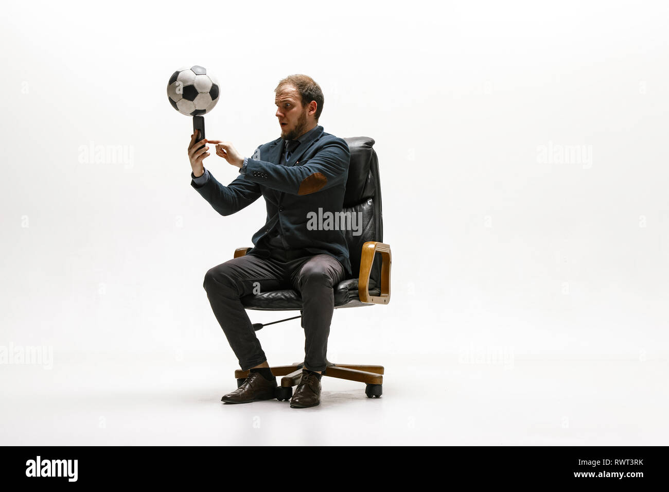 Football manager chair hi-res stock photography and images - Alamy
