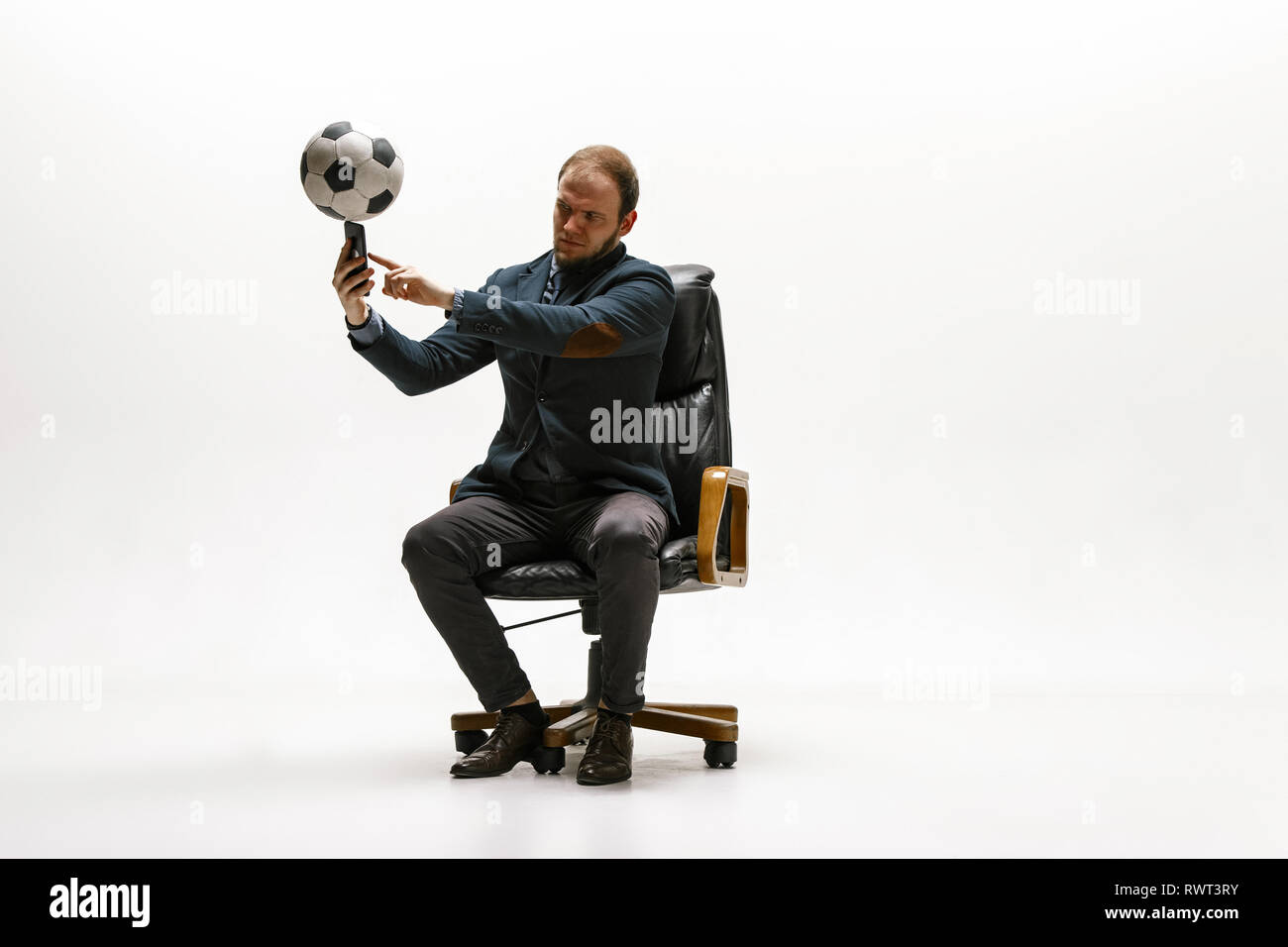 Football manager chair hi-res stock photography and images - Alamy