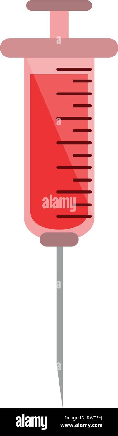 Blood syringe medical symbol Stock Vector Image & Art - Alamy