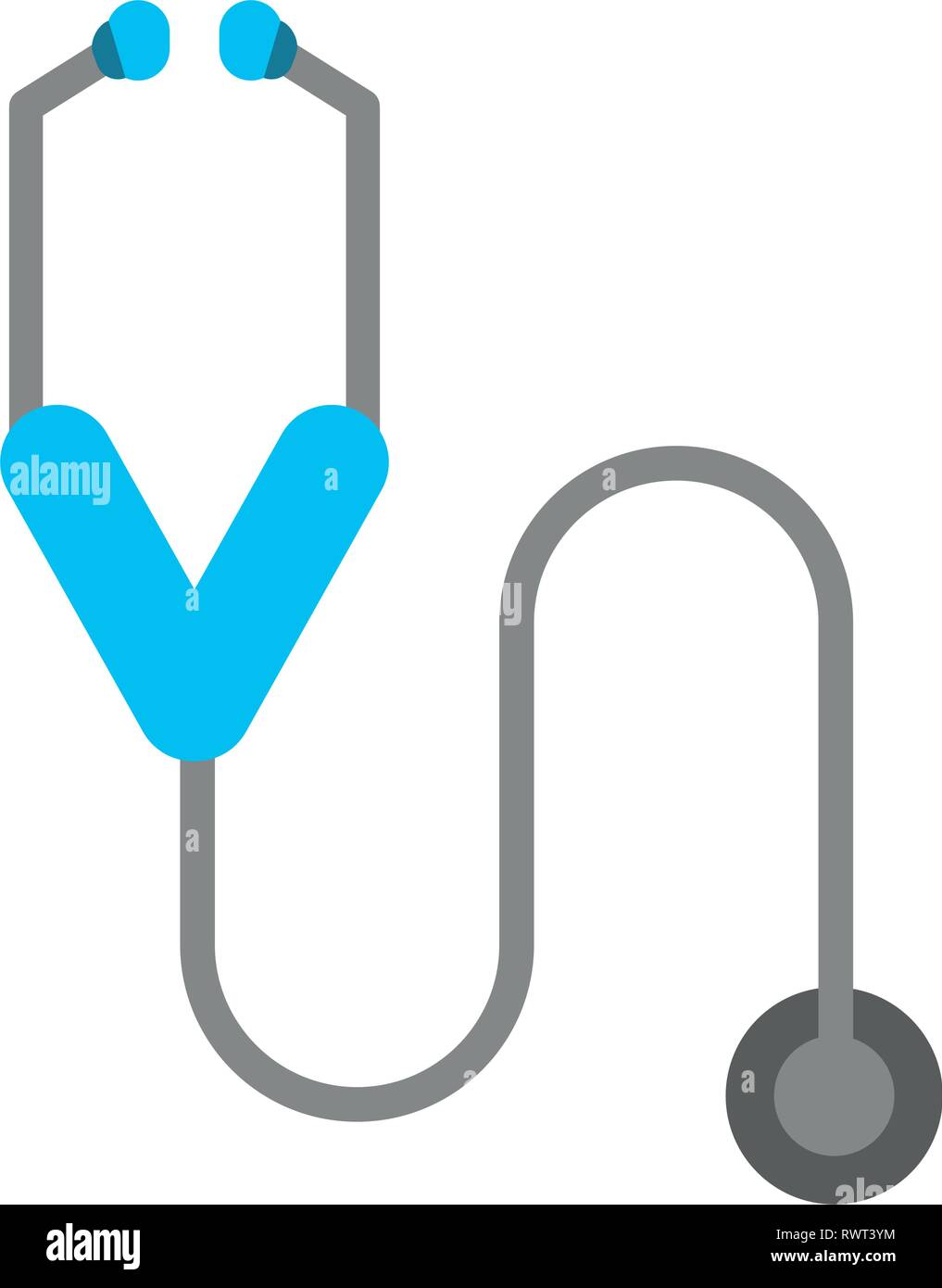 Medical stethoscope symbol isolated Stock Vector Image & Art - Alamy