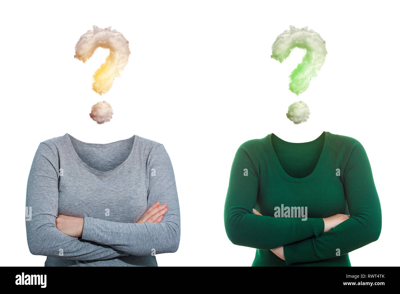 Question mark head Cut Out Stock Images & Pictures - Alamy