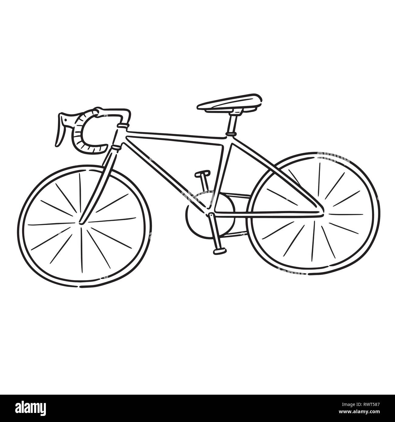 vector of bicycle Stock Vector Image & Art - Alamy