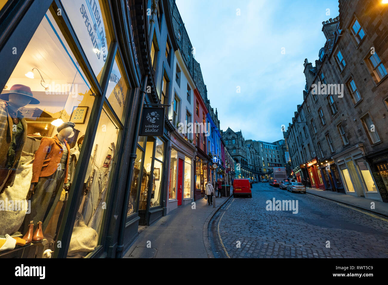 Victoria street scottish architecture hi-res stock photography and ...
