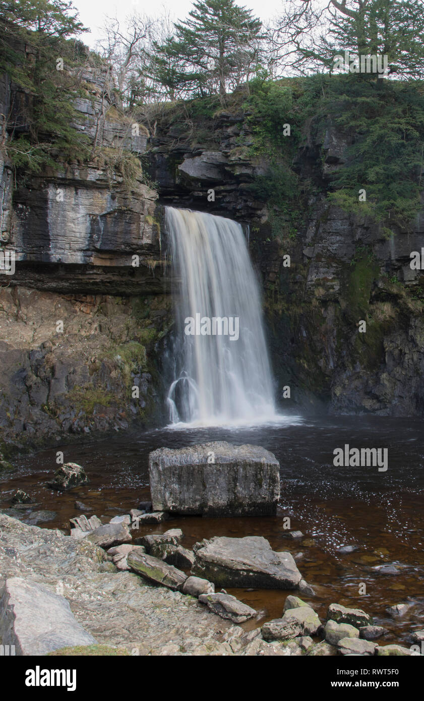 Thornton Force Waterfall on the Ingleton Waterfall Trail North ...