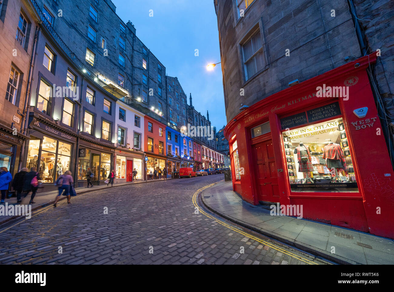 Victoria street scottish architecture hi-res stock photography and ...