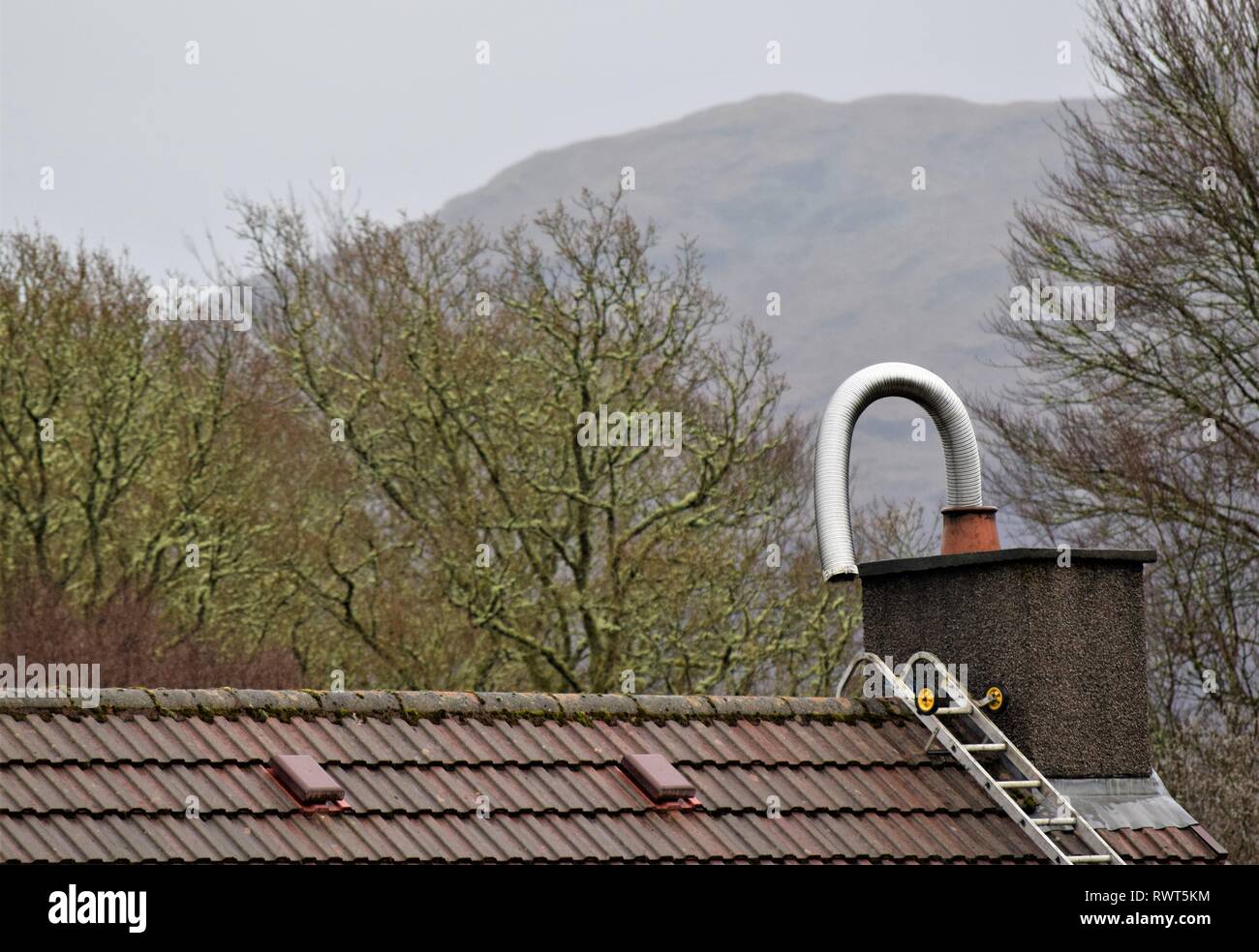 Chimney flue hi-res stock photography and images - Alamy