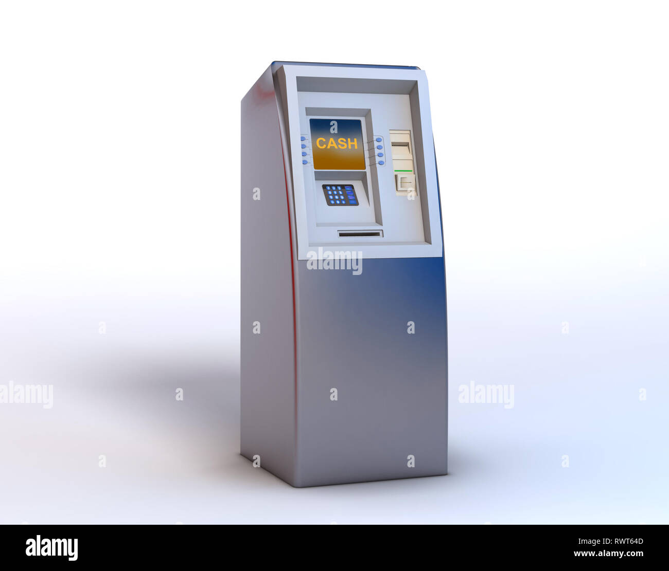 ATM machine model Stock Photo - Alamy