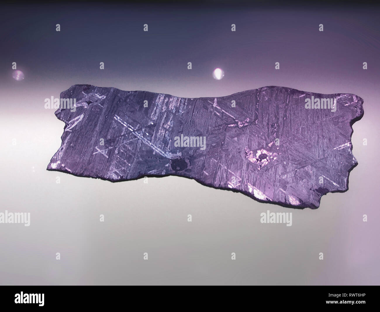 Widmanstätten pattern hi-res stock photography and images - Alamy