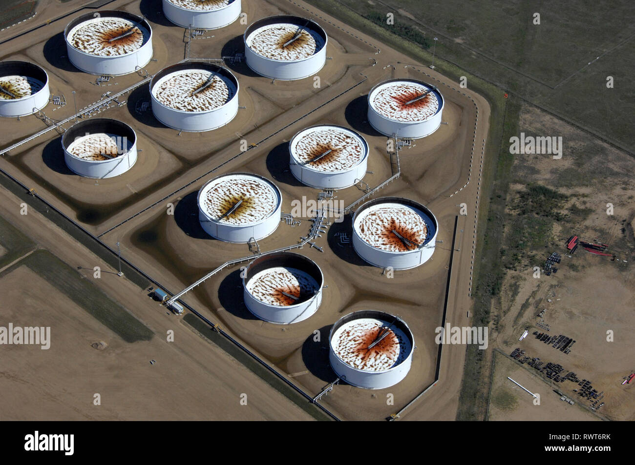 aerial, Enbridge Pipeline, Hardisty, Alberta Stock Photo - Alamy