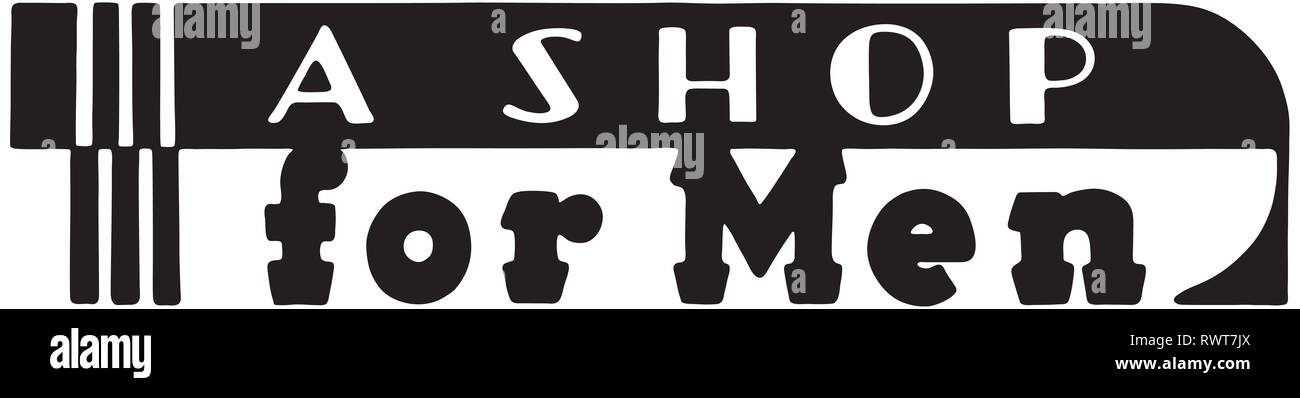 A Shop For Men Stock Photo - Alamy