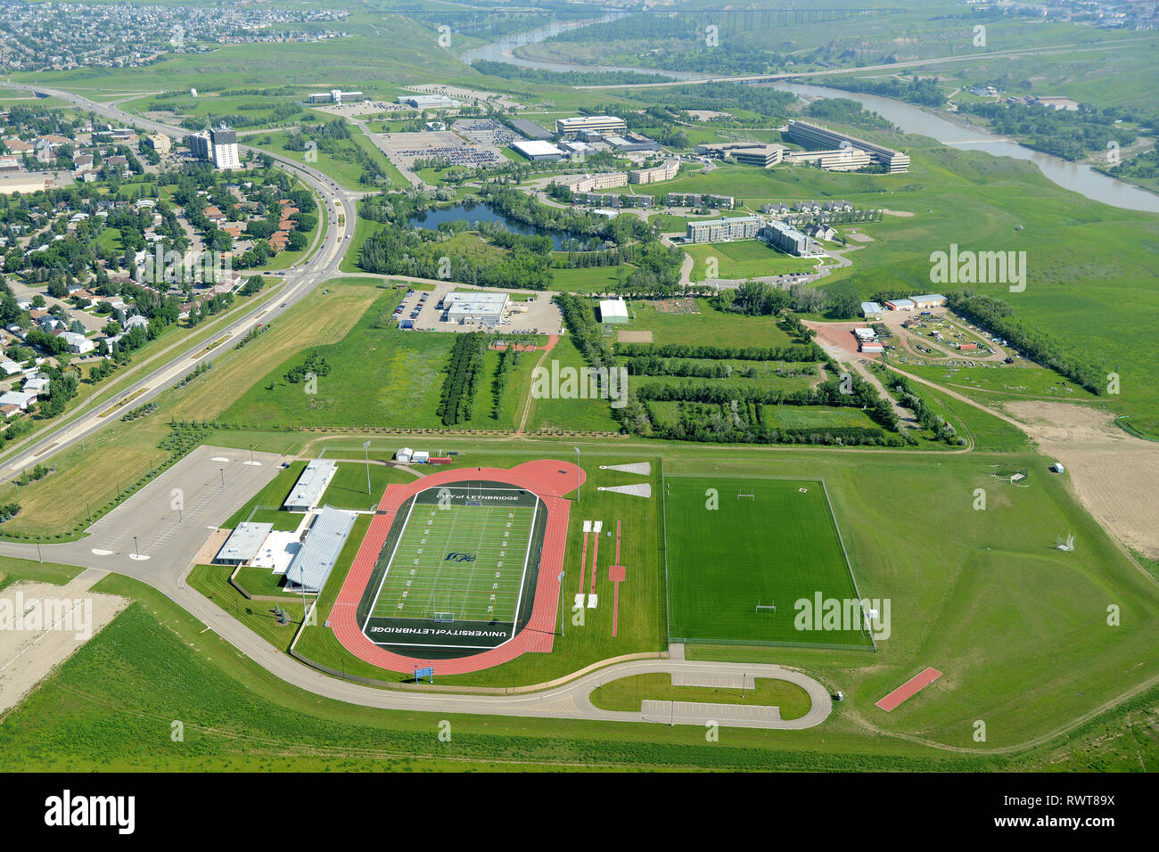 Lethbridge aerial hi-res stock photography and images - Alamy