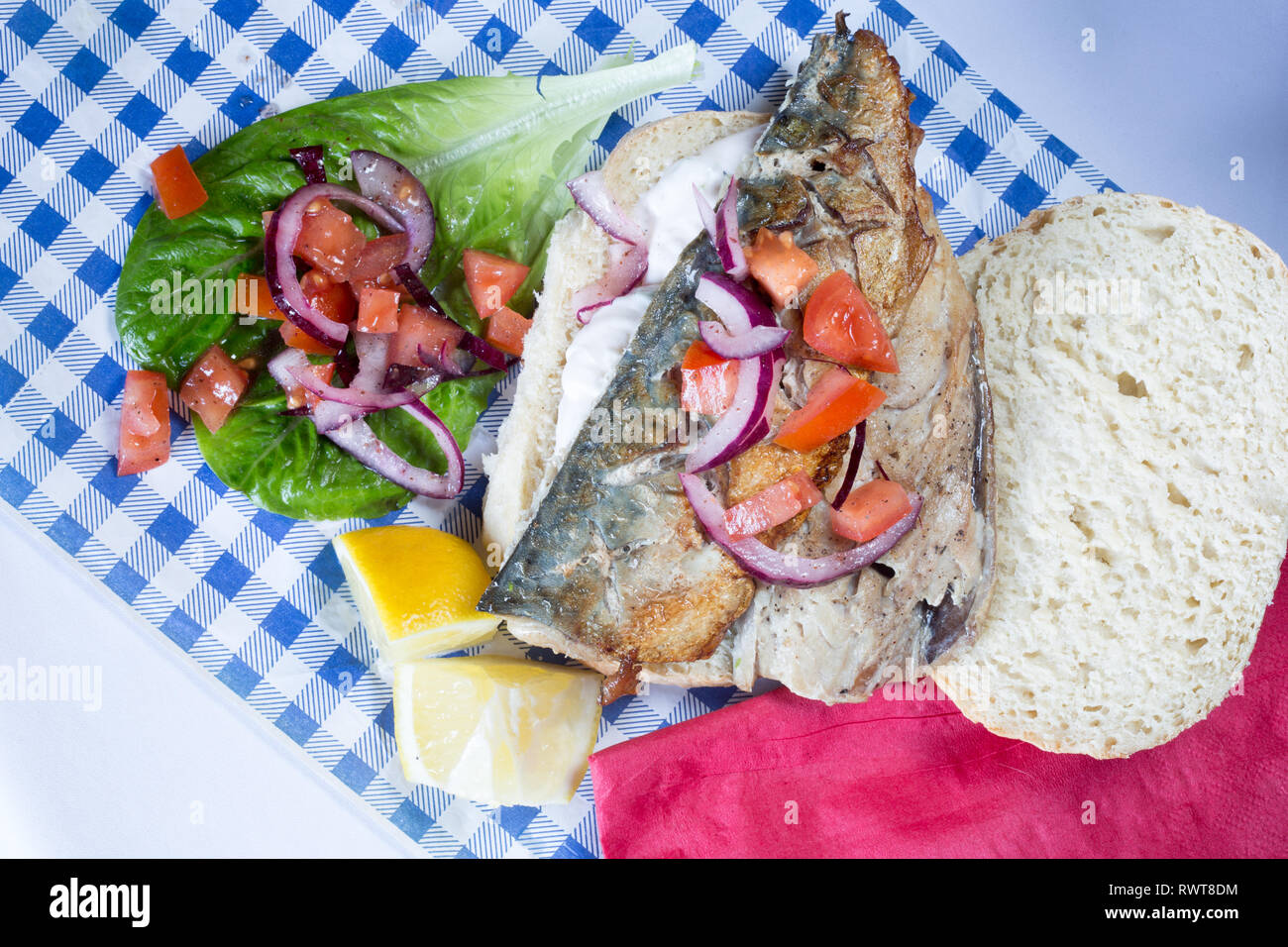 Turkish grilled fish hi-res stock photography and images - Alamy