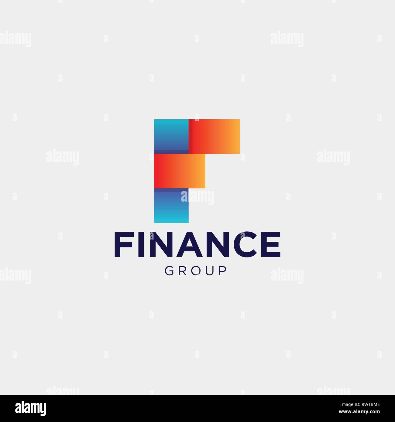 accounting and financial logo template vector illustration, icon ...