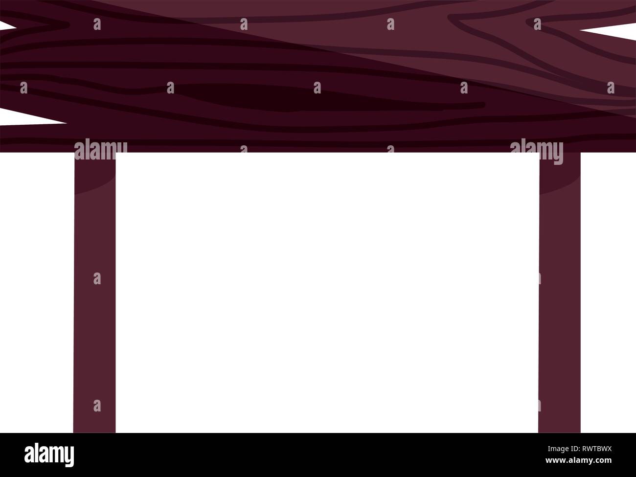 rustic wooden label icon vector illustration design Stock Vector Image ...