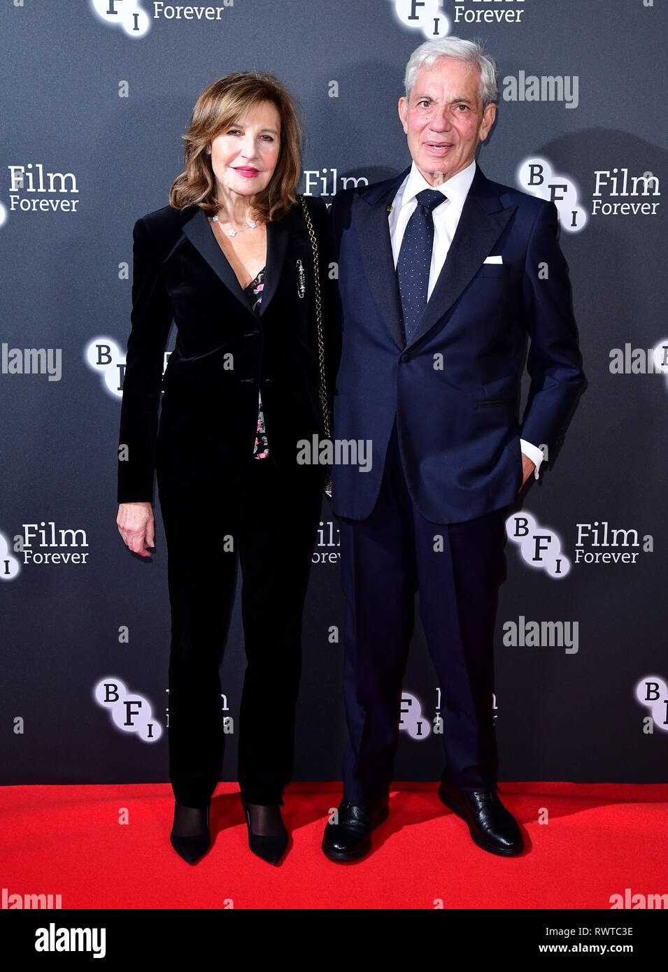 Joyce Reuben and Simon Reuben attending the BFI Chairman's dinner held ...