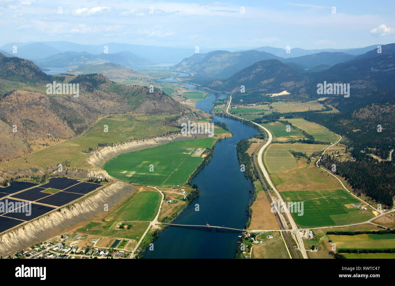 Canada agriculture aerial hi-res stock photography and images - Alamy