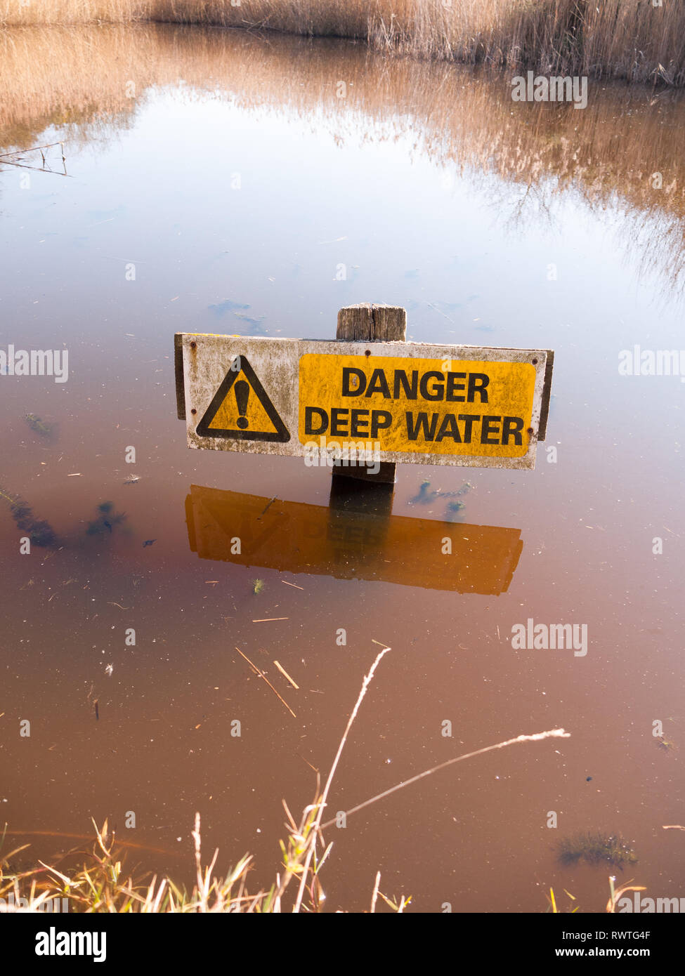 Danger Deep Water Sign Mjn Safety Signs Ltd