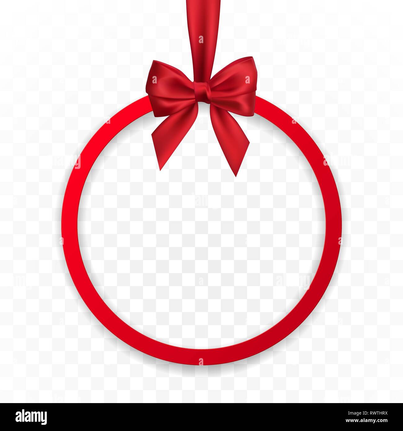 Red Ribbon Frame