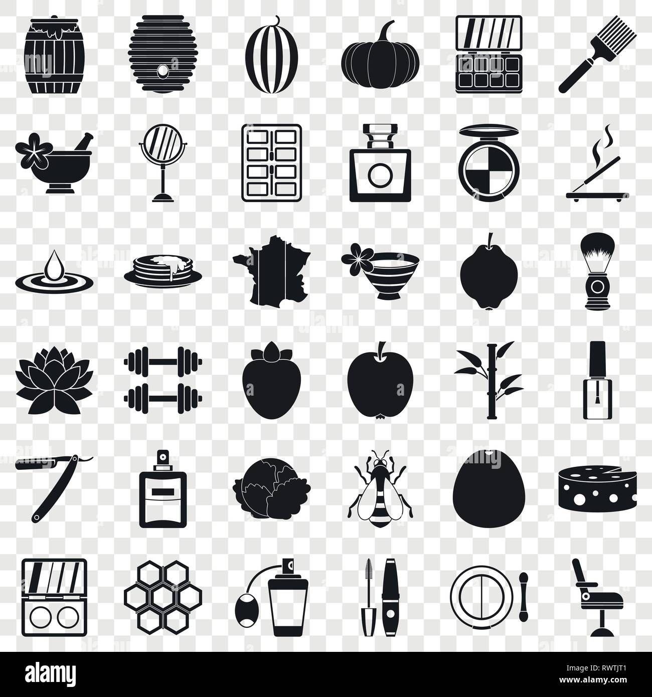 Product icons set, simple style Stock Vector Image & Art - Alamy