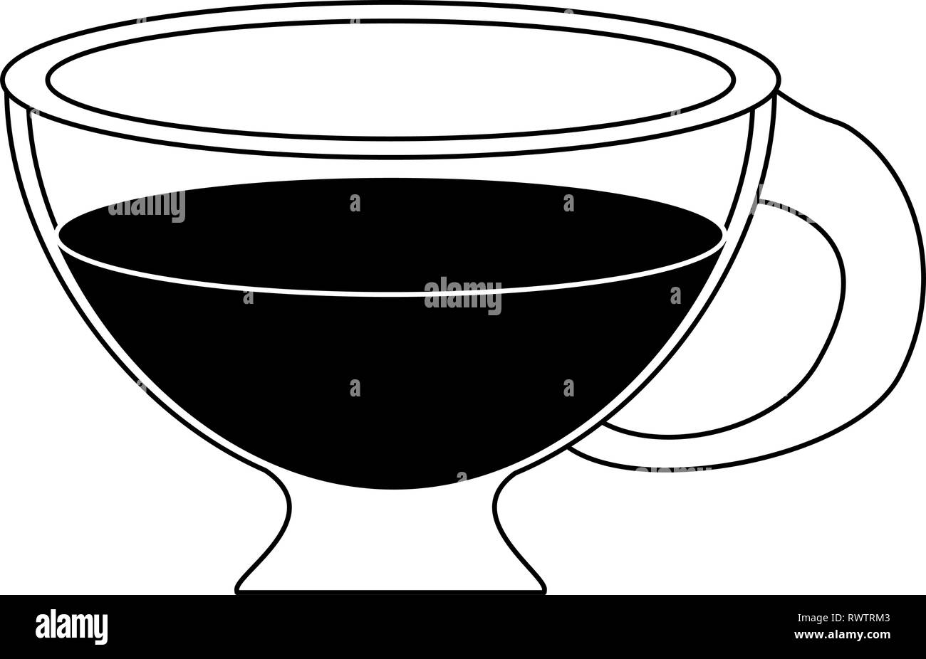 Green herbal tea in dry Stock Vector Images - Alamy