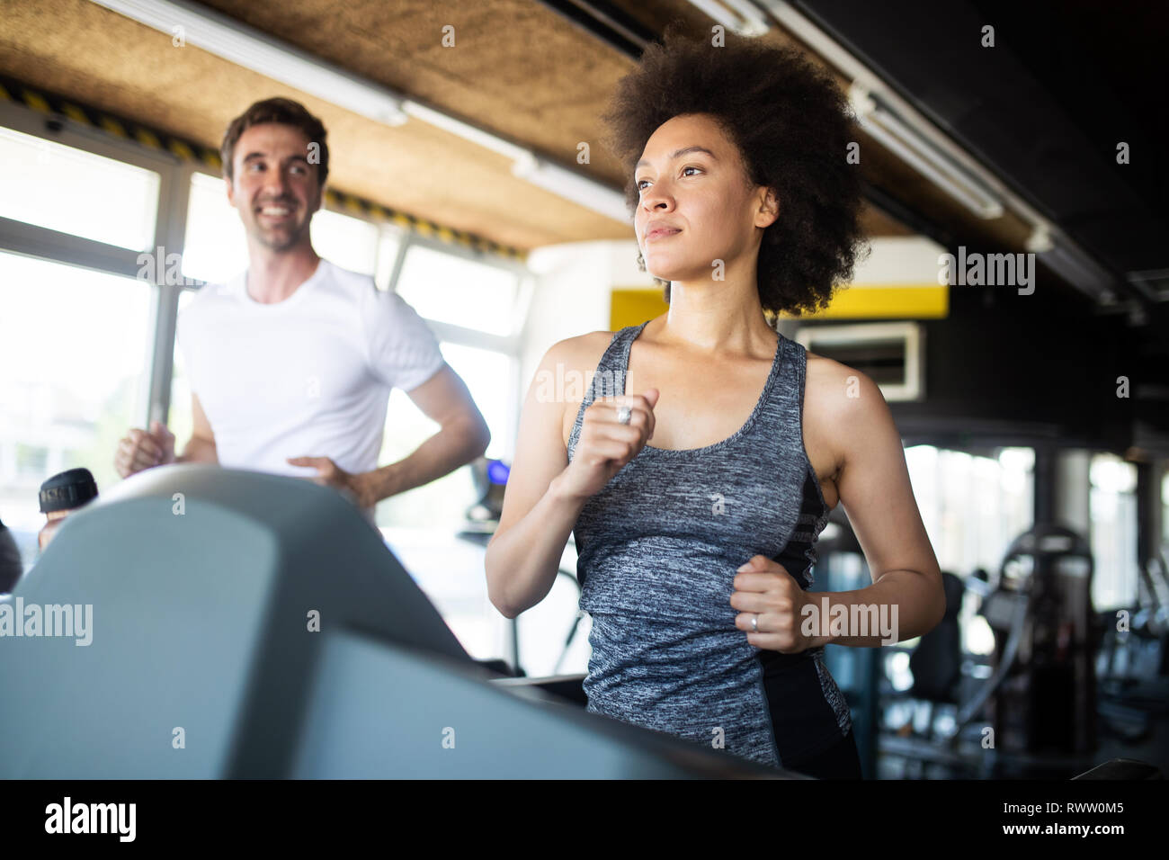 Fitness, exercise, gym, motion hi-res stock photography and images - Alamy