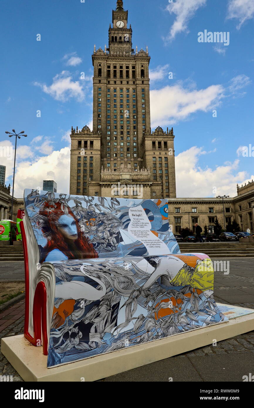 Palace of Culture and Science Poland Warszawa Stock Photo - Alamy
