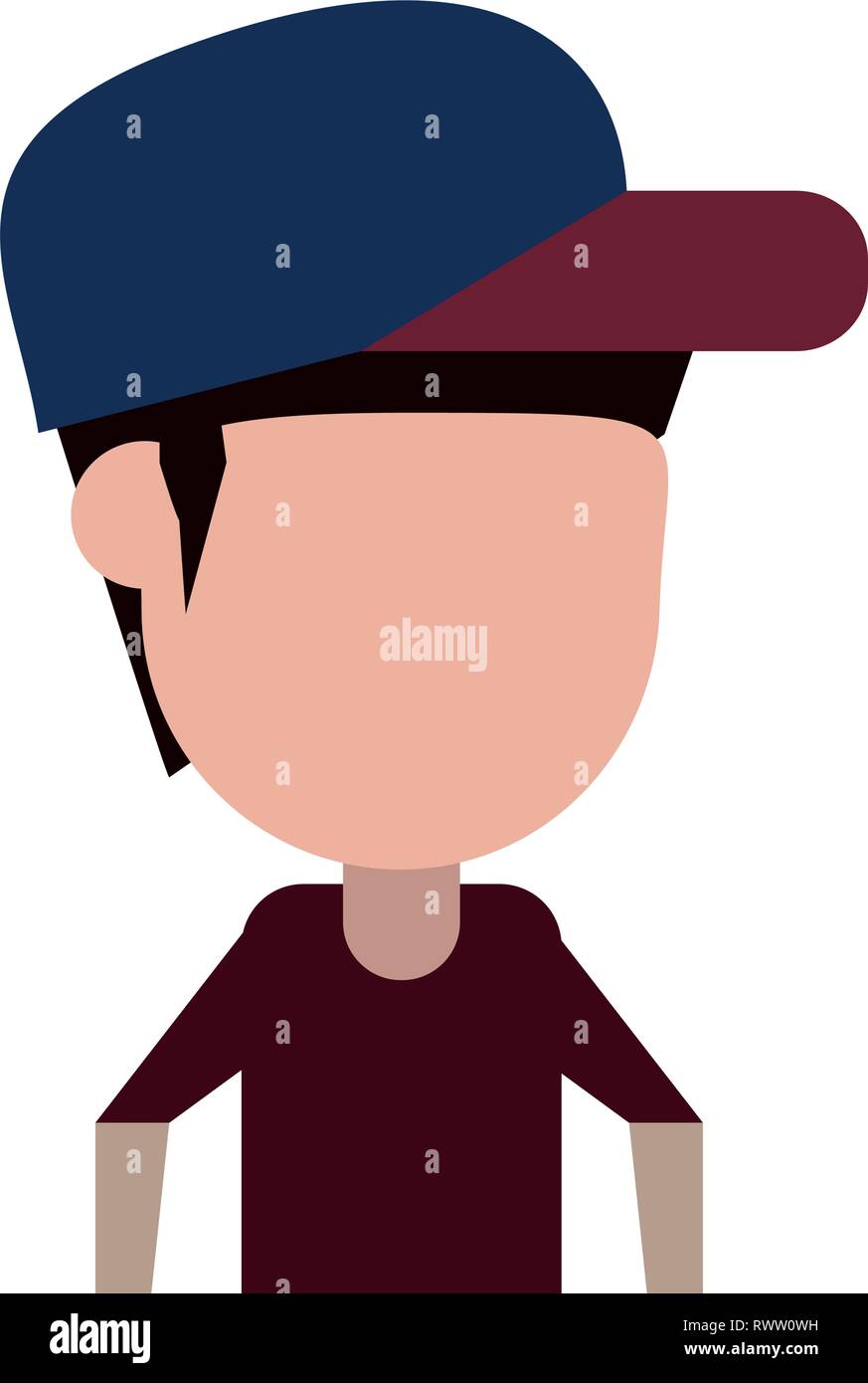 man faceless avatar isolated Stock Vector Image & Art - Alamy