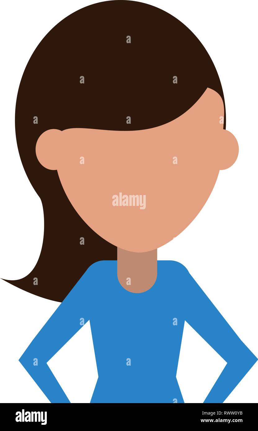 Woman faceless avatar cartoon Stock Vector Image & Art - Alamy